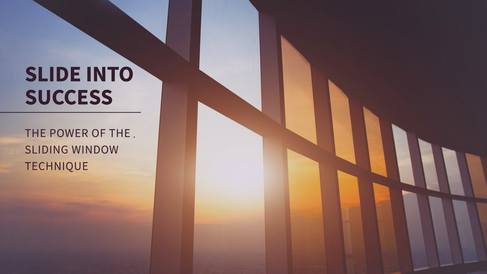 DSA - Sliding Window - (In Progress) | Raghu Vijaykumar